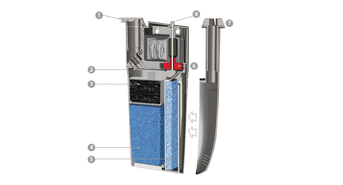 פילטר פנימי לאקווריום ניווה קוברה CF175 | נטפיש